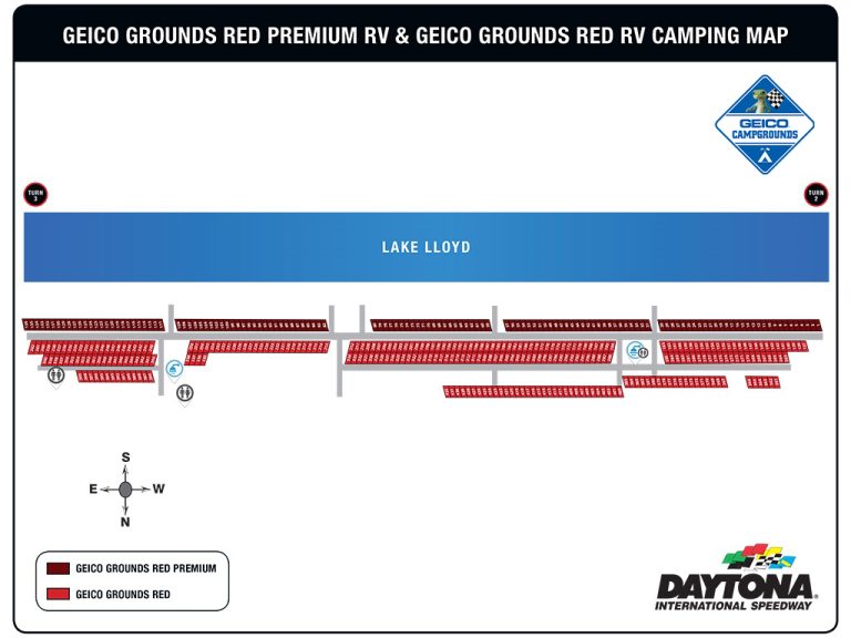 GEICO GROUNDS RED | DAYTONA CAMPING
