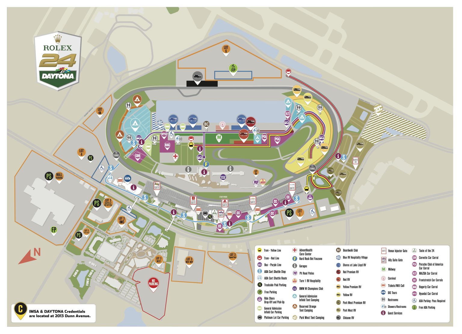 MAPS | DAYTONA INTERNATIONAL SPEEDWAY